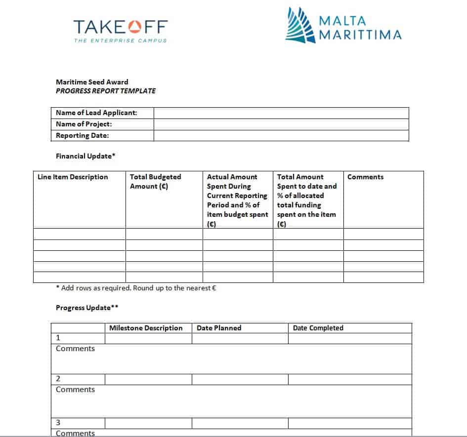 21 Official Progress Report Templates In MS WORD Writing Word Excel