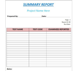 17+ Daily Summary Report Templates - Quality Statement - Excel Format